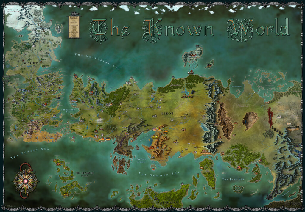 Game of Thrones Maps - Klaradox