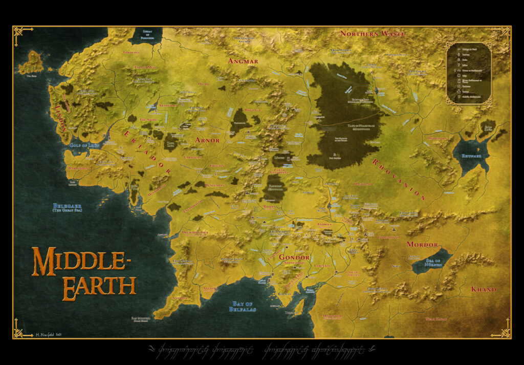 The Lord of the Rings Maps - Klaradox